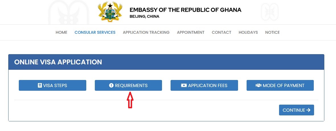 Visa Application | Ghana Embassy - Beijing, China